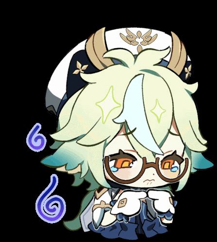 Genshin Impact Emote Sticker Genshin Impact Emote Sucrose Upptäck och dela giffar
