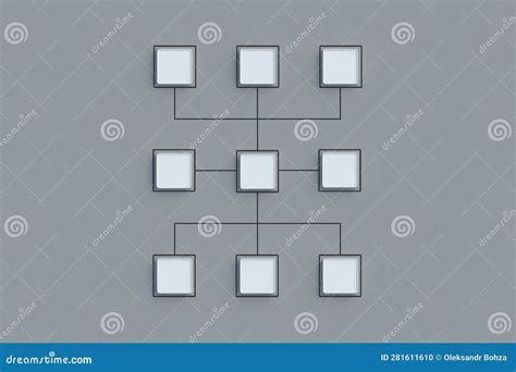 Scheme Made From Empty Buttons Stock Illustration Illustration Of Organizational