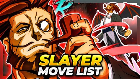 SLAYER MOVE LIST Guilty Gear XX Accent Core Plus R GGXXACPR YouTube