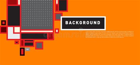 Vector Abstract Colorful Rectangle Background For Banner Stock Vector Illustration Of