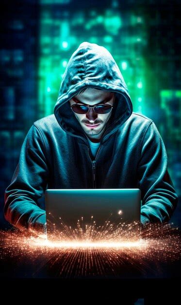 Premium Ai Image Hacker Hacking Scary Data Thief Cyber Security