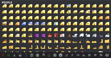 Default Emoji Icons Only Partially Visible Discord