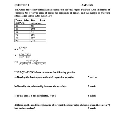 solved question 1 15 marks mr green has recently