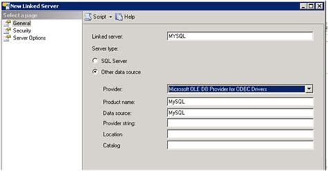 ICECreamSyu SQL Server 利用Linked server 連結到 MySQL Server