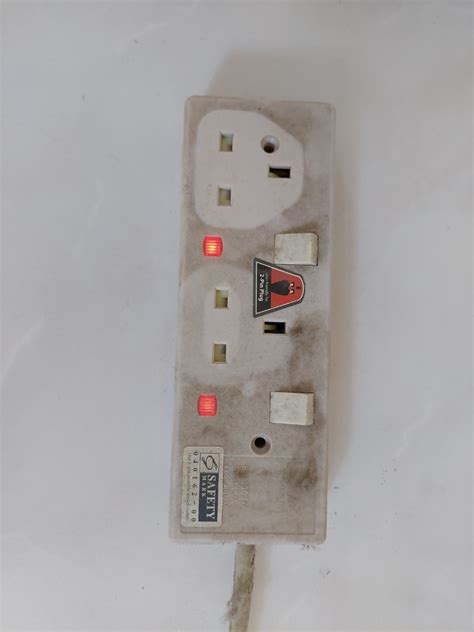 Extension Cord 2 Gang Tv And Home Appliances Electrical Adaptors And Sockets On Carousell