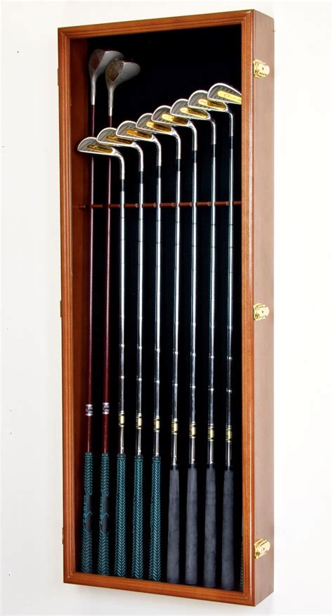 Large Golf Clubs Display Case Cabinet Rack Holder 98 Uv Irons Putter