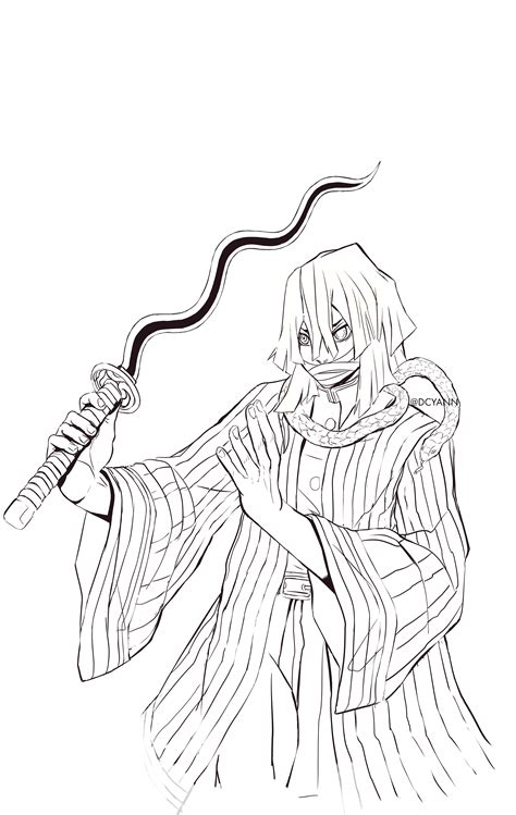 Obanai Iguro A Commission Fanart By Dcyann Rkimetsunoyaiba