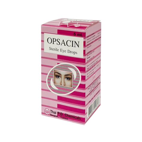 Opsacin Eye Drops Th Pdchem Bottle5ml Buymed Thailand ซื้อยา
