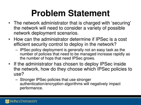 Ppt Automatic Generation Of Ipsec Security Policies For Mission