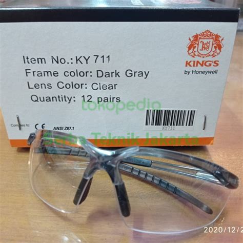 Jual Kacamata Safety Celar King Ky711 Original Safety Glasses Jakarta Barat Serba Teknik