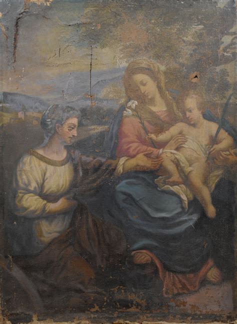 Bonhams Circle Of Carlo Maratta Camerano 1625 1713 Rome The Madonna