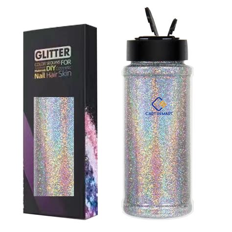 Holographic Ultra Fine Glitter Powder Laser Sequin For Eyeshadow Nail