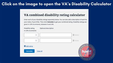 How To Calculate Your Va Rating Pecentage Disability Va Math Va