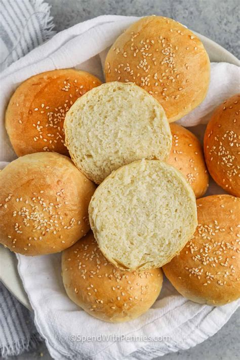 Open Hamburger Bun