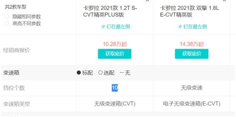 卡罗拉plus版是什么意思 有驾