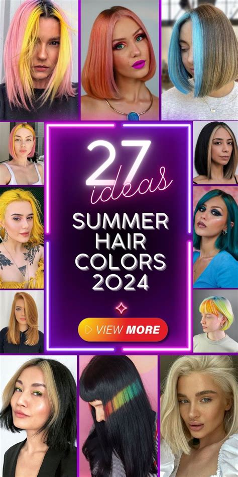 Brunettes 2024 Summer Hair Colors With Medium Length Cool Hues Hair