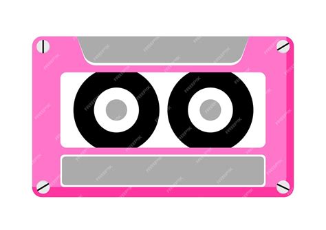 Premium Vector Cassette In The Style Of The 90s Audiocassette For
