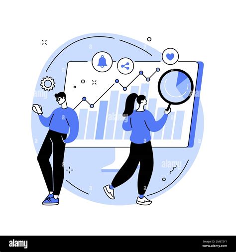 Social Media Analysis Abstract Concept Vector Illustration Social