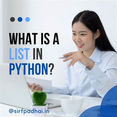 What Is A List In Python Sirf Padhai Learn With Code