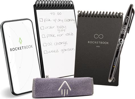 Rocketbook New Mini Reusable Smart Notepad Pocket Size