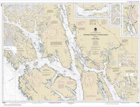 Noaa Chart Stephens Passage To Cross Sound Including Lynn Canal