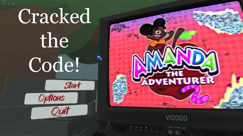 Cracked The Code Amanda The Adventurer 2 Demo Youtube
