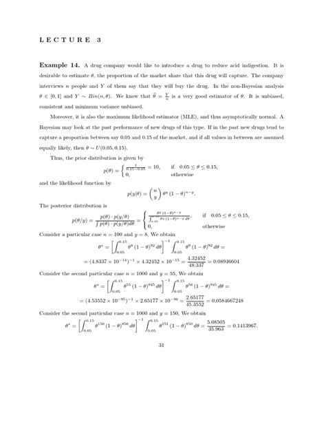Lecture 3 Pdf Estimator Bayesian Inference