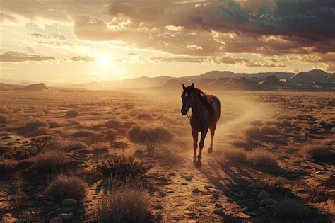 Premium Photo Step Into The Adrenaline Fueled Scene Of A Western Generative Ai