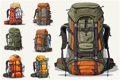 27 X Hiking Backpack Clipart Bundle Graphic By Illustrately · Creative