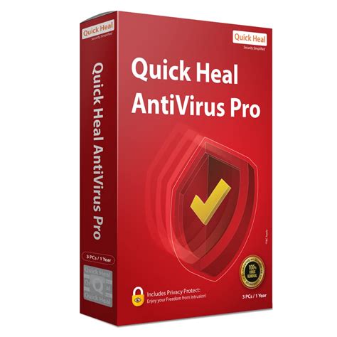 Quick Heal Antivirus Pro 3 Users 1 Year