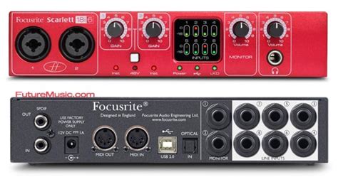 Focusrite Announces Scarlett 18i6 Computer Audio Interface ...