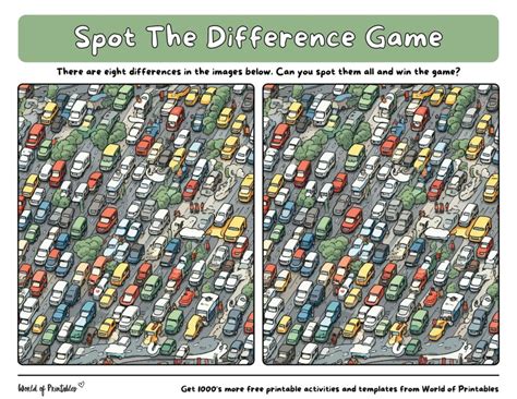 75 Difficult Spot The Difference Games World Of Printables