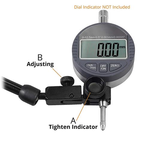 Neoteck Magnetic Base Stand For Digital Dial Indicator Gauge 176lbs 80