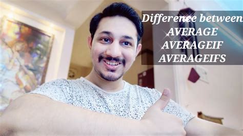 Ms Excel Tutorial 8 Difference Between Average Averageif And Averageifs