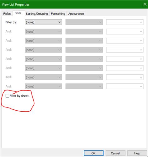 a label parameter for title block that lists the name of the views