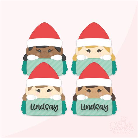 Girl Elf Candy Plaque Cutter The Sprinkle Factory