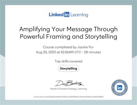 Jackie Pui On Linkedin Certificate Of Completion