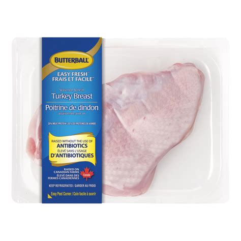 Butterball Bone In Skin On Turkey Breast 1 Each Delivery Or Pickup