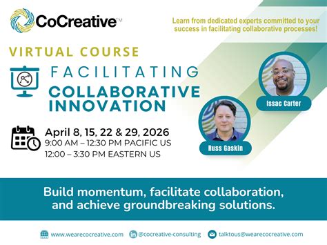Facilitating Collaborative Innovation
