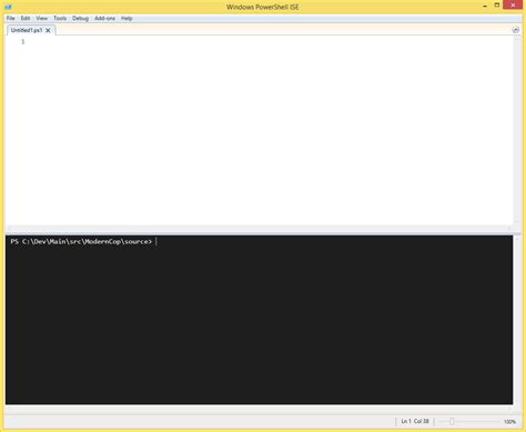 How Does One Start The Powershell Ise With No File Open Super User