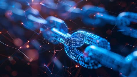 Dynamic Visualization Of Blockchain Technology Showcasing