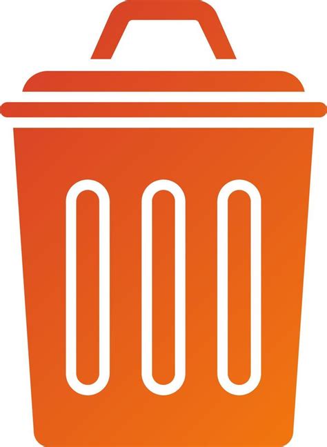 Trash Can Icon Style Vector Art At Vecteezy