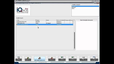 iq pos utilities report writer 1 introduction youtube
