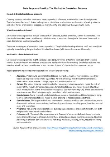 Economics Data Response Questions Teaching Resources