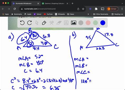 solved 1 two triangles are given belowa are the triangles equal
