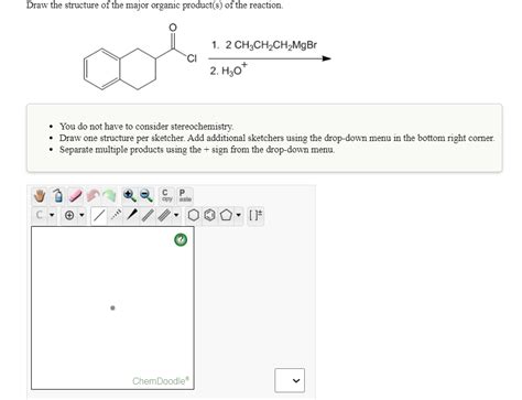 Solved Draw the structure of the major organic product(s) of | Chegg.com