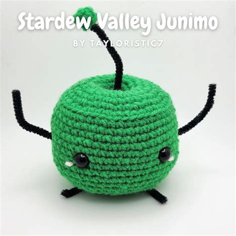 Junimo Crochet Plush Amigurumi Stardew Valley Stuffed Plushie Stardew