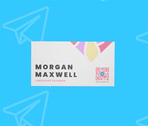 Custom Telegram QR Code Contact Sharing