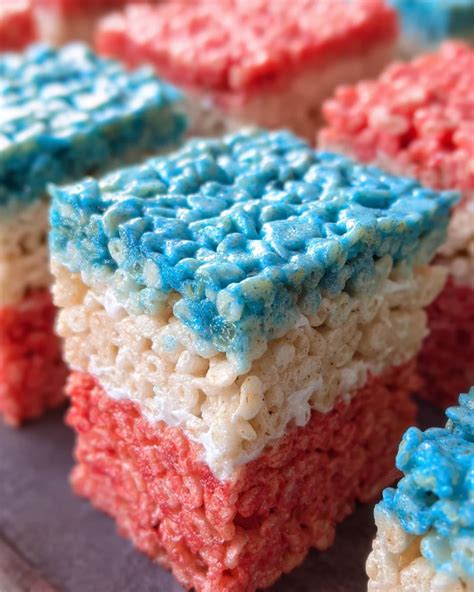 4th Of July Rice Krispie Treats The Perfect Festive Snack