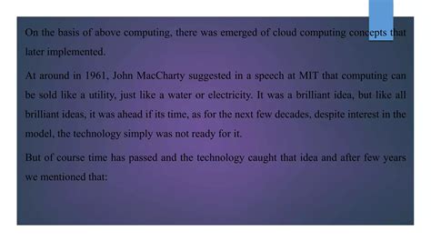 Basic Concept Of Cloud Computing And Its Architecture PPTX